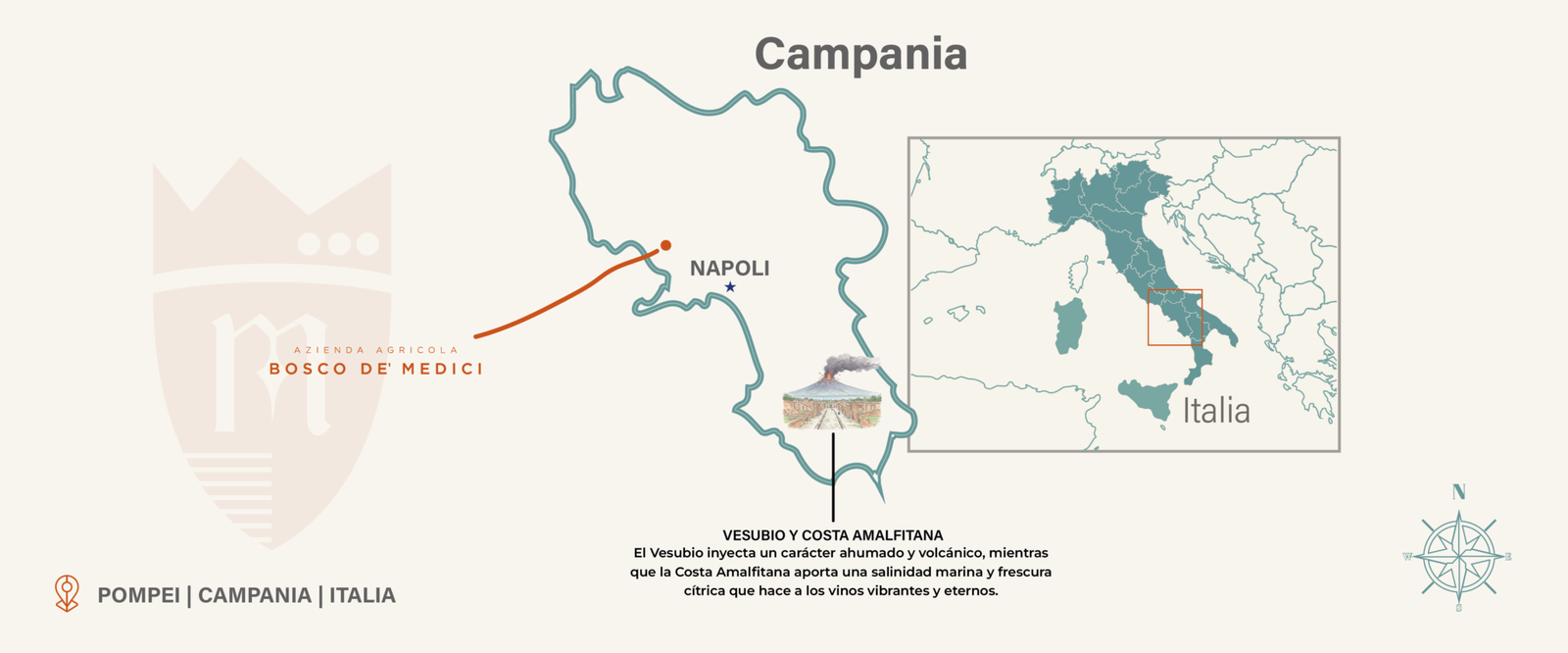 Pompeiano Rosso 2021 - Vinos Italianos
